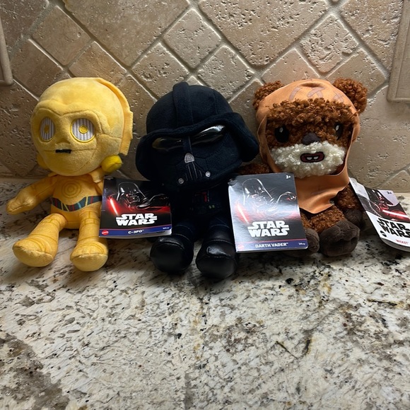 Star Wars | Toys | Star Wars Plush C3po Darth Vader Wicket | Poshmark